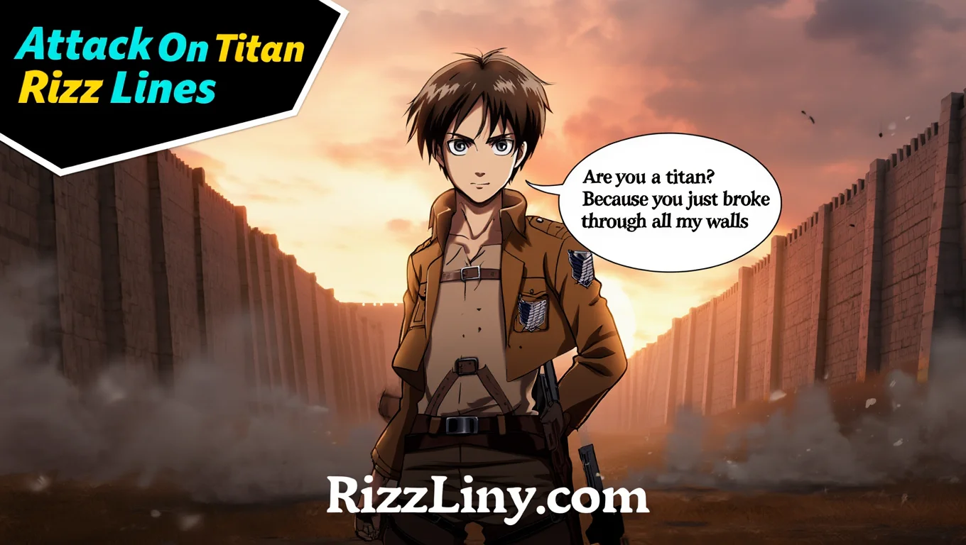 142+ Epic Attack on Titan Rizz Lines for Fans and Fandom Lovers 2025-26