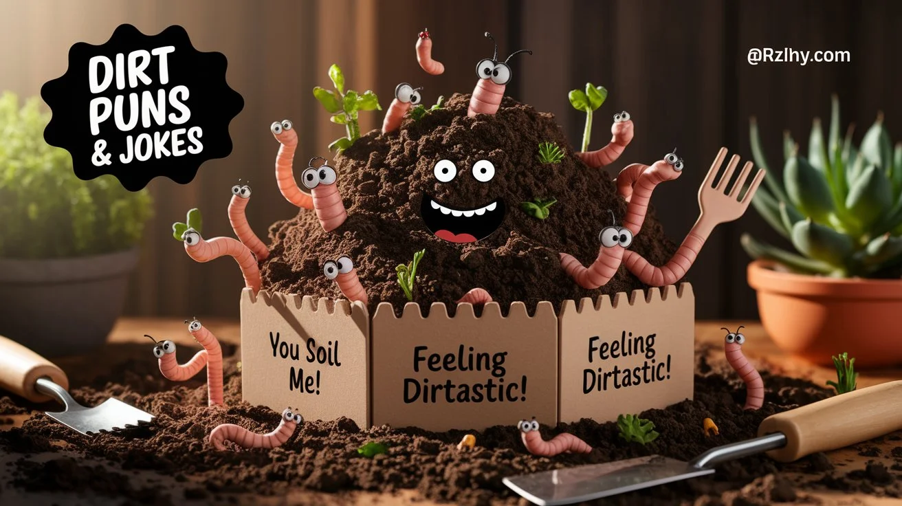 188+ Dirt Puns & Jokes for Clean, Grounded Humor 2026