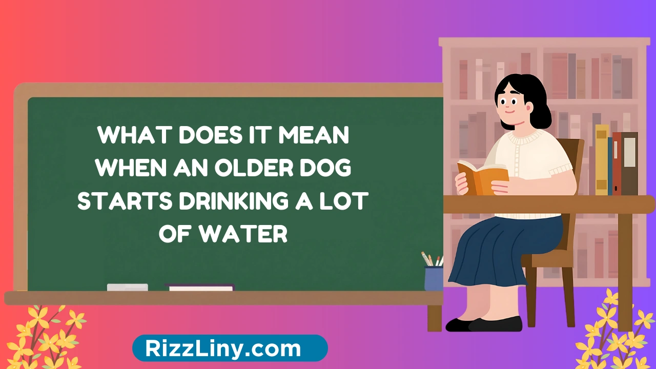 What Does It Mean When an Older Dog Starts Drinking a Lot of Water?